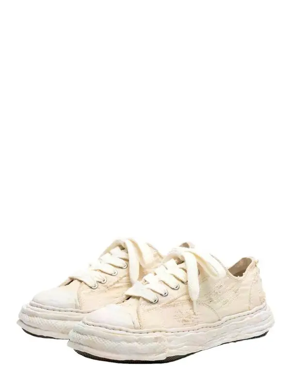 Mihara Yasuhiro Peterson23 Ripped Overdye Sneakers - Neutrals