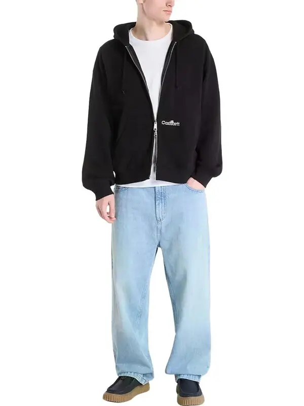 Carhartt Work In Progress Hooded Zip Jacket - Black