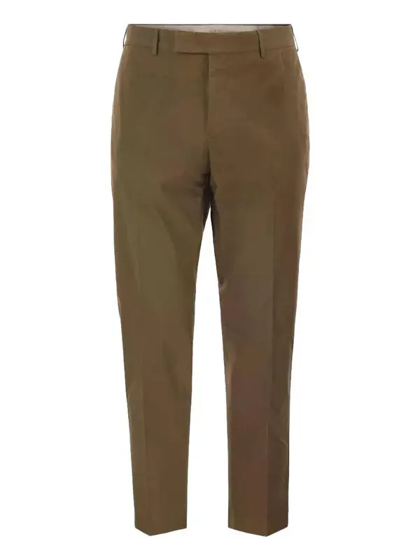 PT TORINO Belt-loop Pocket Trousers - Brown