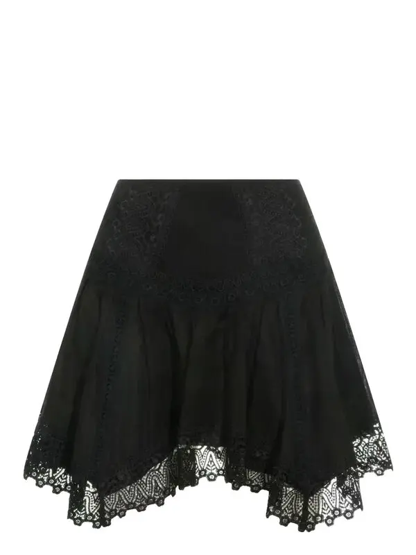 Charo Ruiz Ibiza Taléa Lace Mini Skirt - Black
