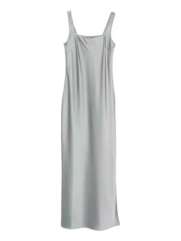 MANUEL RITZ Square-neck Maxi Dress - Grey
