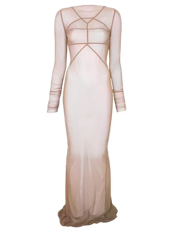 Rick Owens Temple Maxi Dress - Neutrals