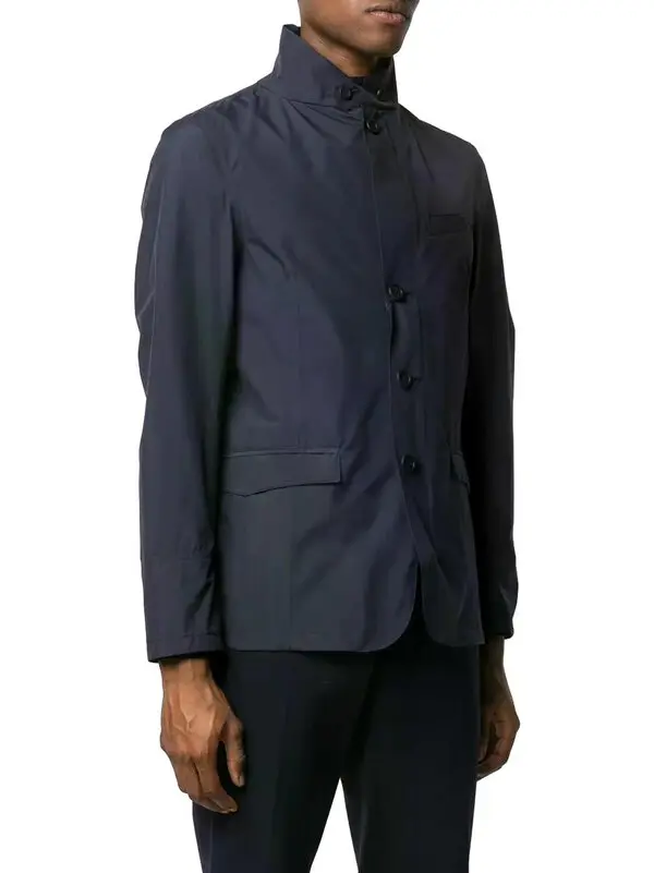 Herno Tailored Rain Jacket - Blue
