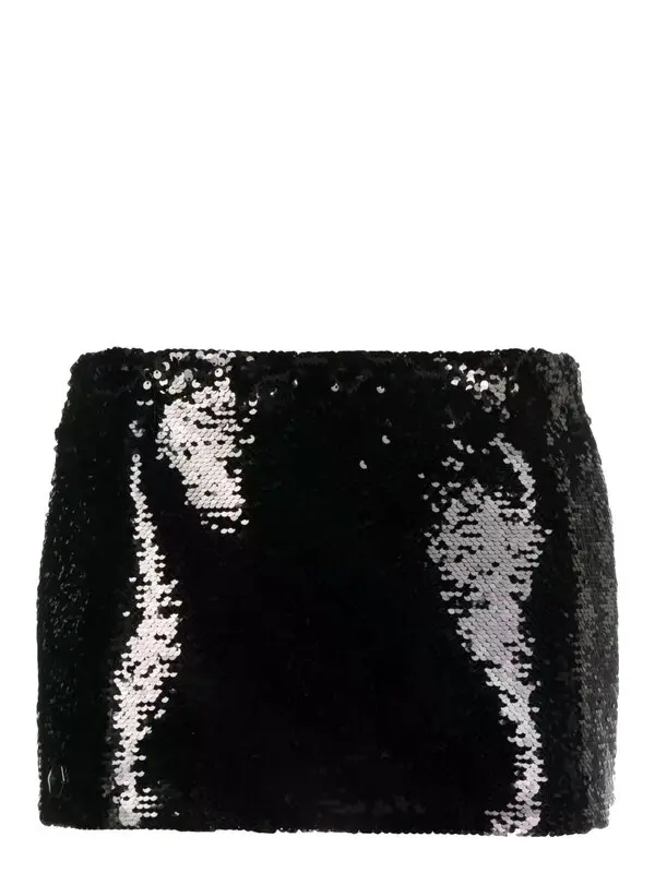 Philipp Plein Sequin-embellished Miniskirt - Black