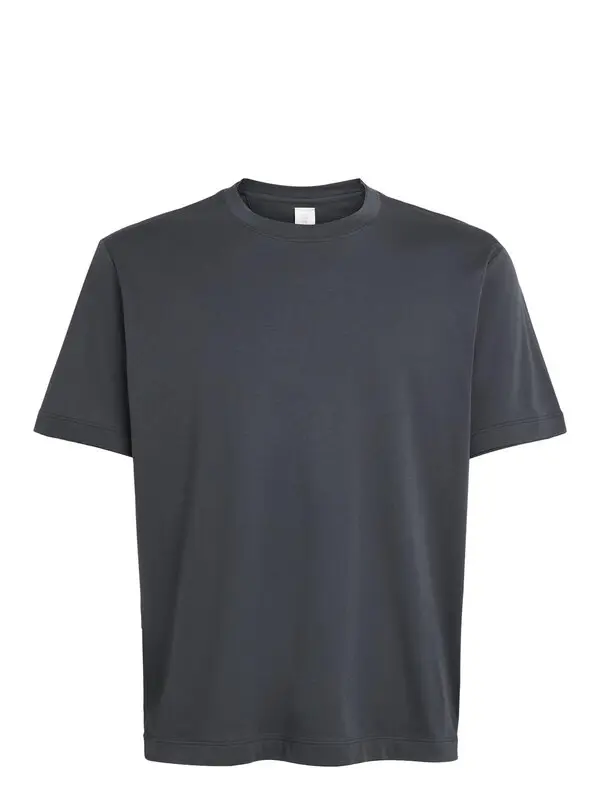 Eleventy Cotton-modal T-shirt - Black