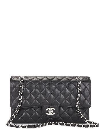 Chanel Caviar Medium Classic Double Flap Bag - Black