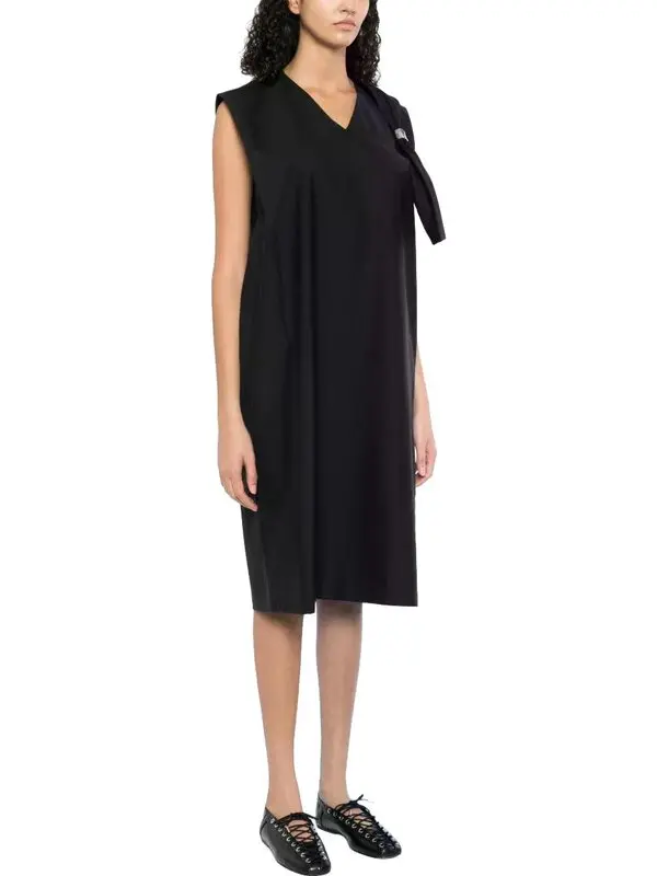 JNBY Sculptural Midi Dress - Black