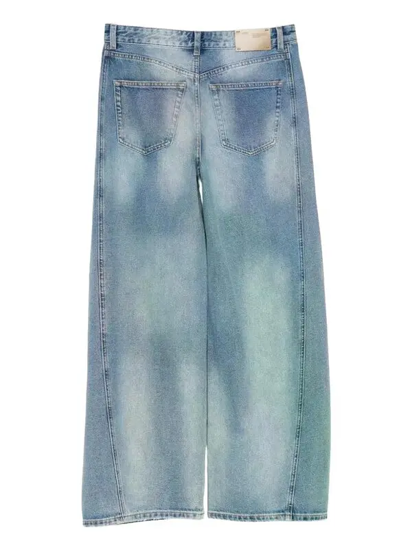 JNBY Cotton Wide-leg Jeans - Blue
