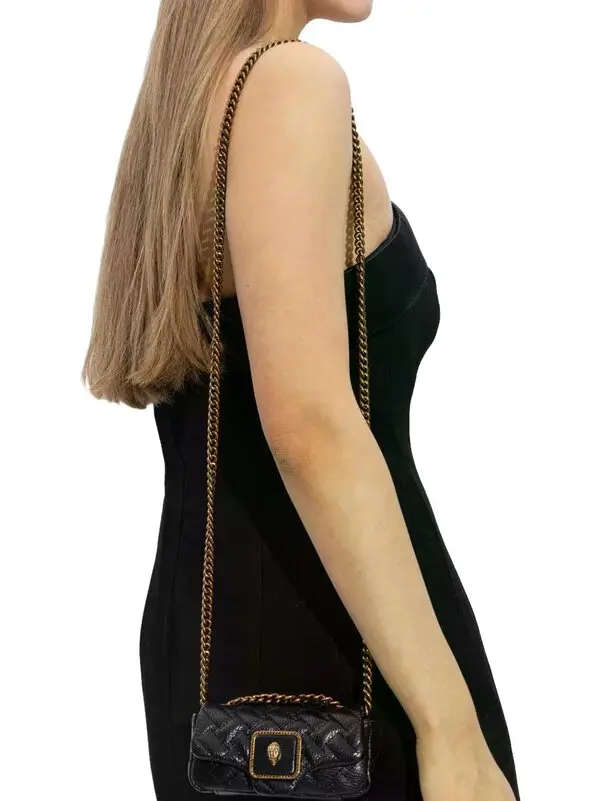 Kurt Geiger Nano Pimlico Quilted Shoulder Bag - Black