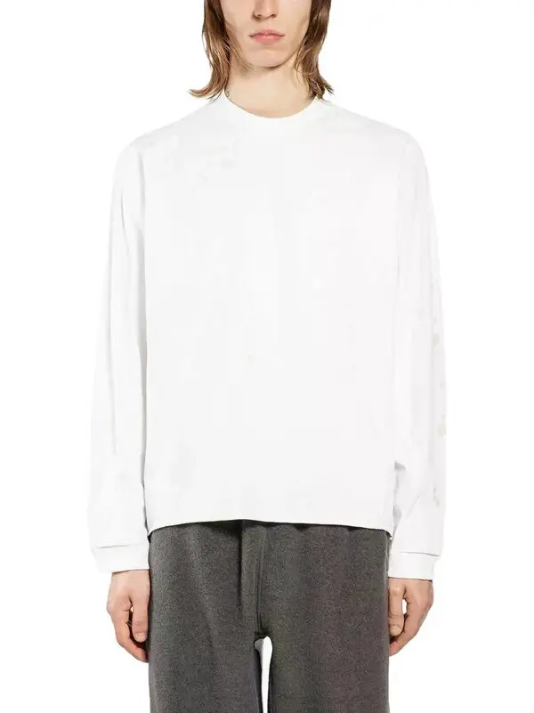 GOLDWIN 0 Graphic Long-sleeve T-shirt - White