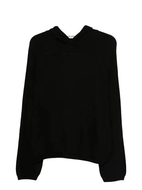 Our Legacy Raglan-sleeve Hoodie - Black