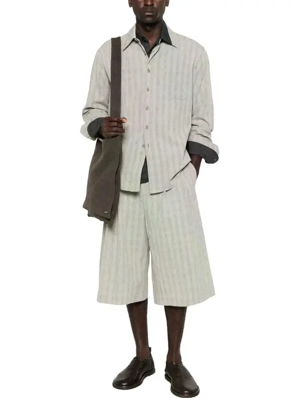 Our Legacy Above Striped-pattern Shirt - Neutrals