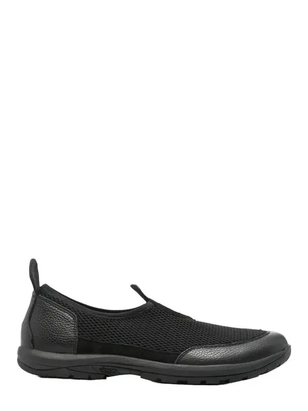 Diemme Mesh Slip-on Shoes With Logo Detail - Black