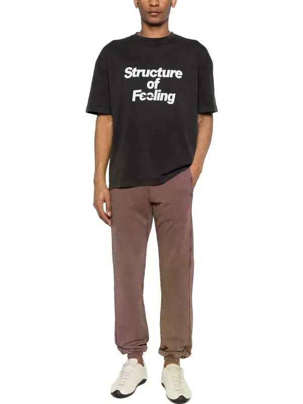 Études Studio Logo Slim Trousers - Brown