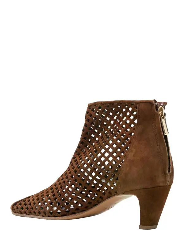 BIANCADI Leather Ankle Boots - Brown