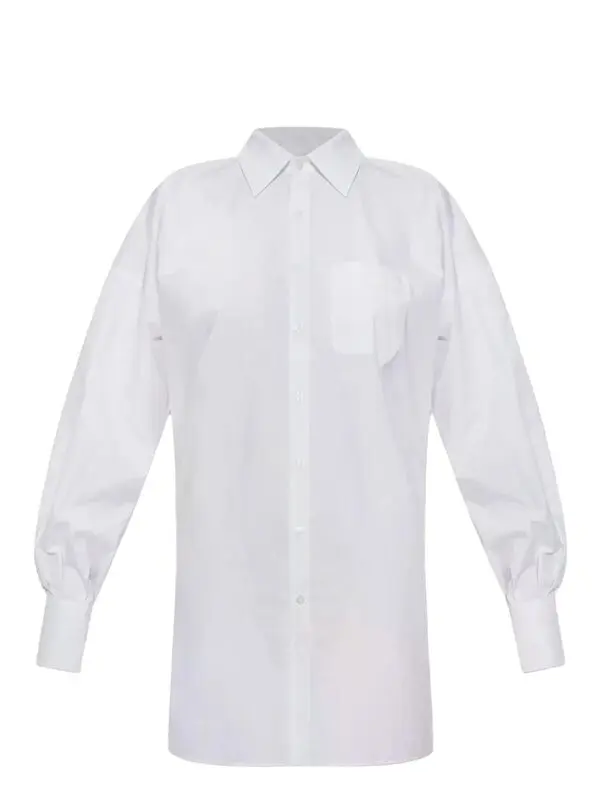 Coperni Drawstring Waist Shirt - White