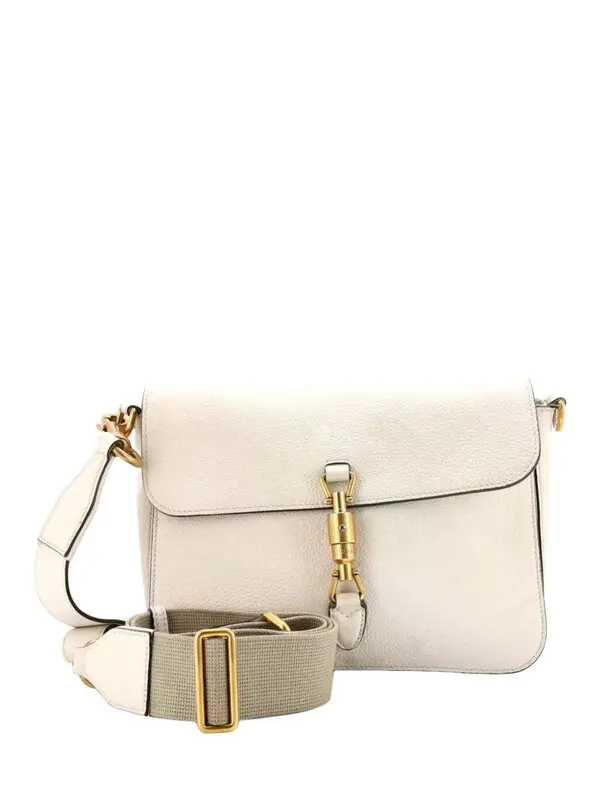 Gucci Jackie Soft Convertible Shoulder Bag Leather Crossbody Bag - Neutrals