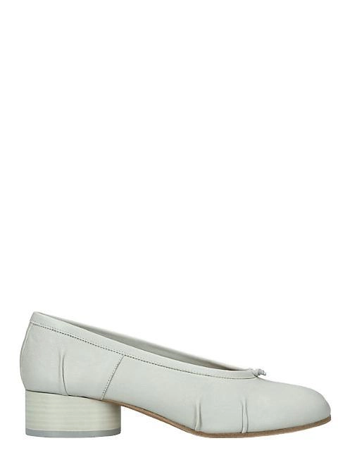MAISON MARGIELA Tabi Ballerina Leather Pumps - Bone