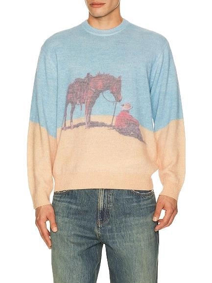 ONE OF THESE DAYS So Far Away Printed Sweater - Multi