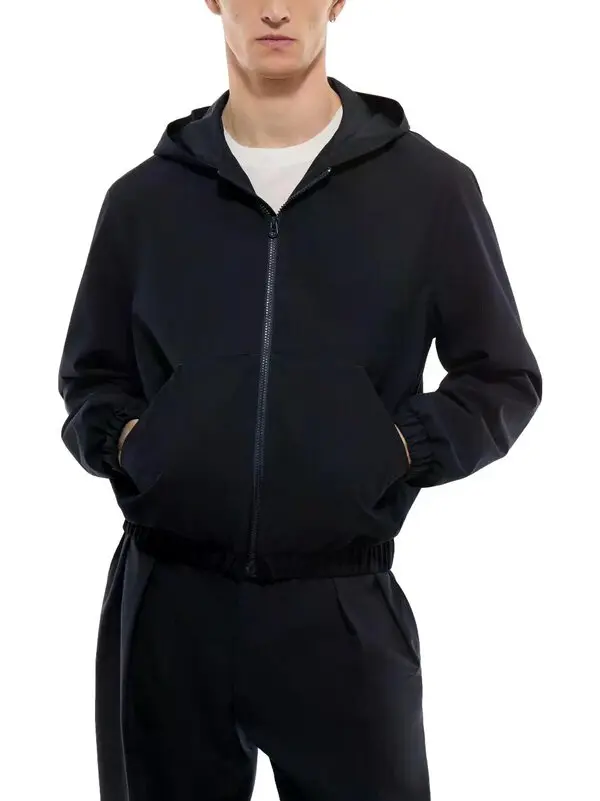 FURSAC Hooded Zip-fastening Jacket - Blue