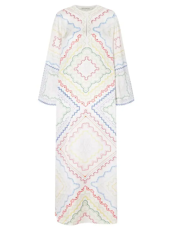 MARY KATRANTZOU Collins Printed Woven Cover-up - Multi