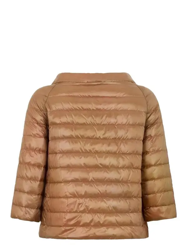 Herno Quilted Button-fastening Jacket - Neutrals
