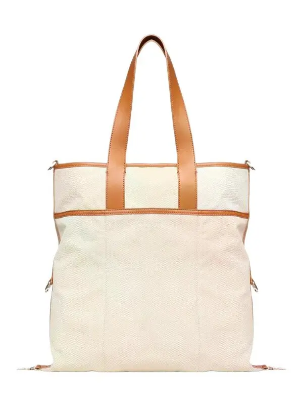 BIASIA Panelled Tote Bag - Neutrals