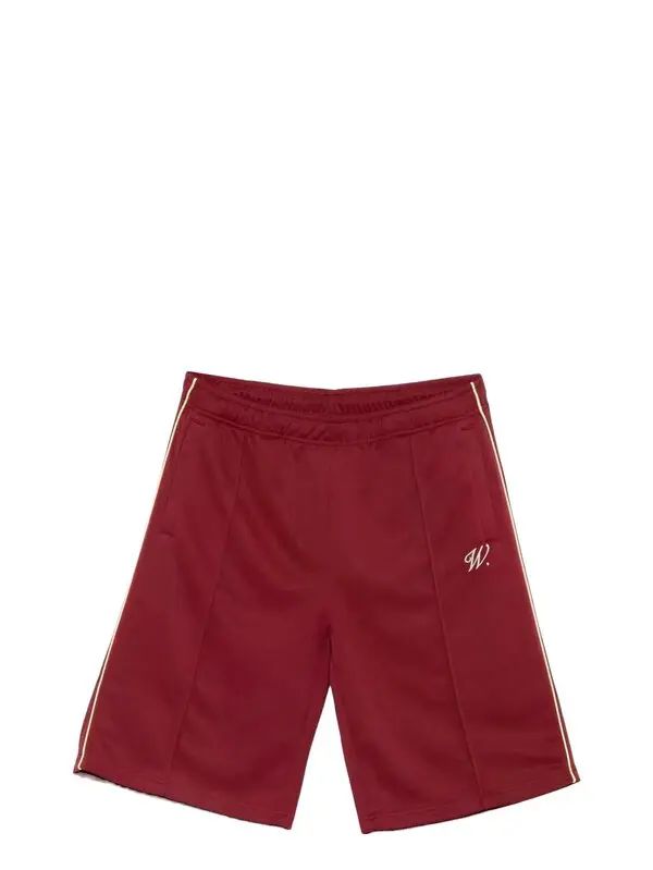 WALK IN PARIS Side Stripe Shorts - Red