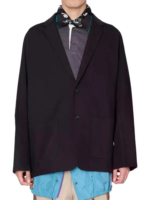 Kolor Long-sleeved Blazer - Black