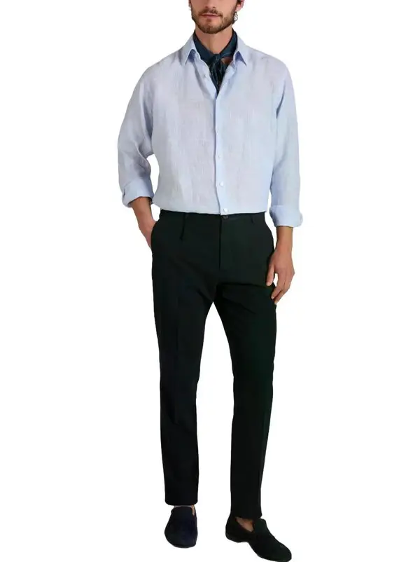 SLOWEAR Pleated Trousers - Blue