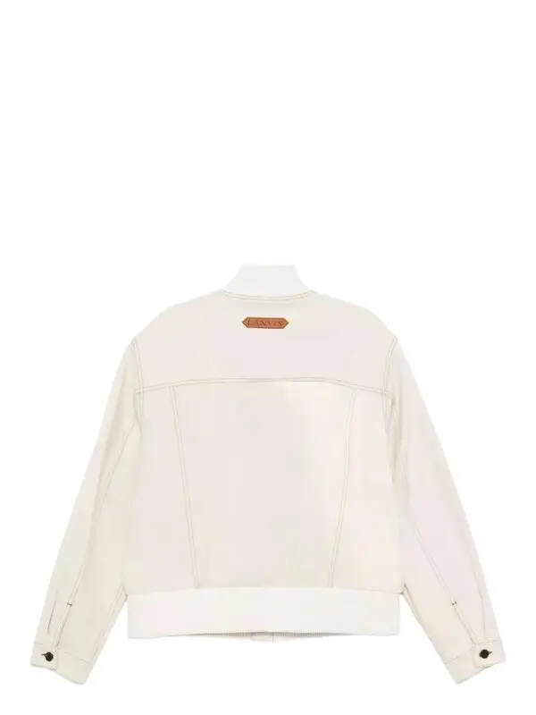 LANVIN Button-up Bomber Jacket - Neutrals