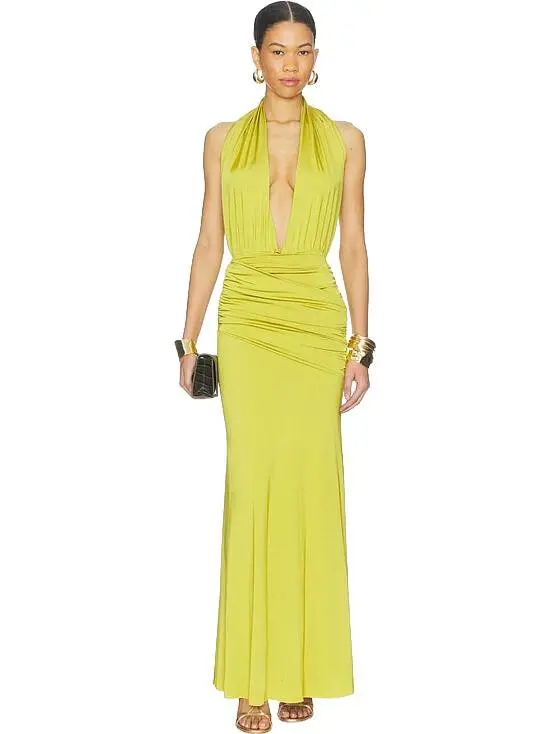 CASONA La Doña Dress - Olive