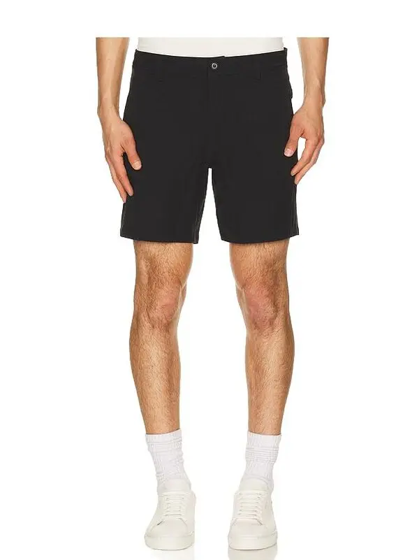 RHONE 7 Nomad Tech Chino Short In . Also - Black