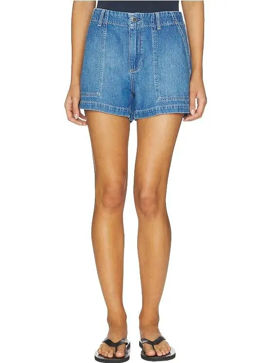 Ag Analeigh Denim Shorts - Blue