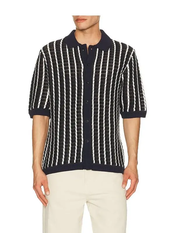 Rag & Bone Crochet Dalton Shirt In . Also - Navy