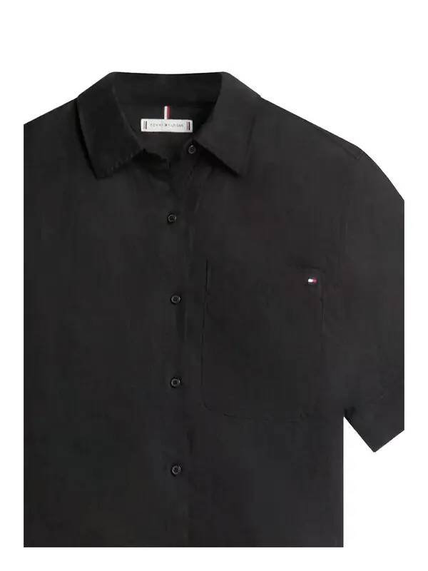 Tommy Hilfiger Patch-pocket Shirt - Black