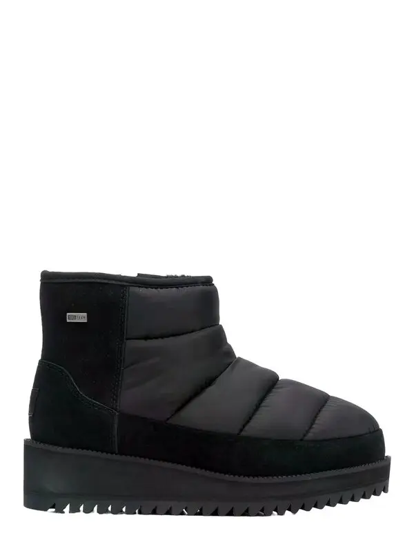 UGG Quilted Ankle Boots With Zip Fastening - Black
