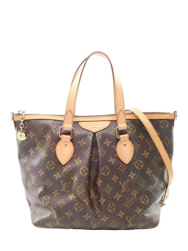 LOUIS VUITTON 2012 Monogram Palermo Pm Satchel - Brown