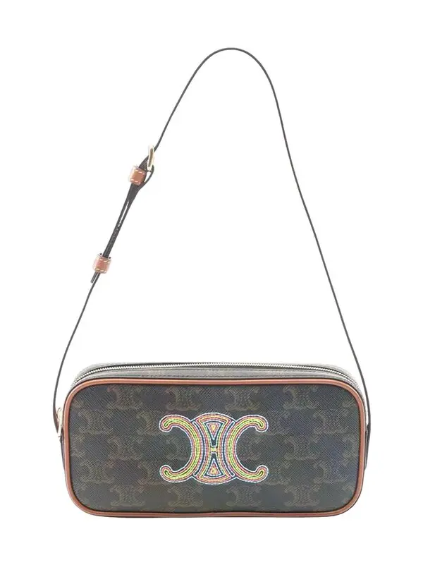 Celine Mini Triomphe Camera Bag - Brown