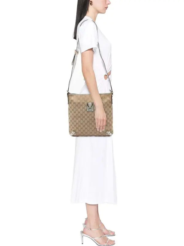 Gucci Gg Canvas Abbey D Ring Crossbody Bag - Neutrals