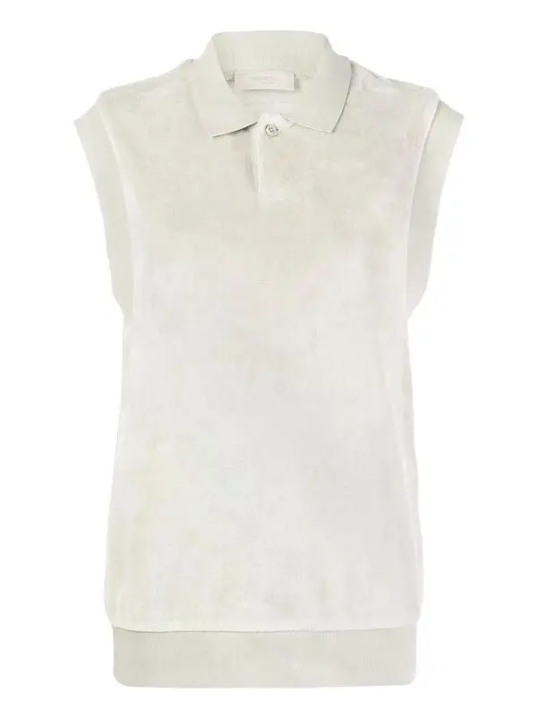Fear Of God Sleeveless Polo Top - Green