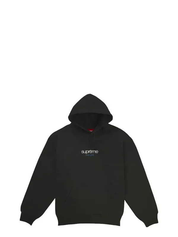 Supreme New York Hoodie - Black