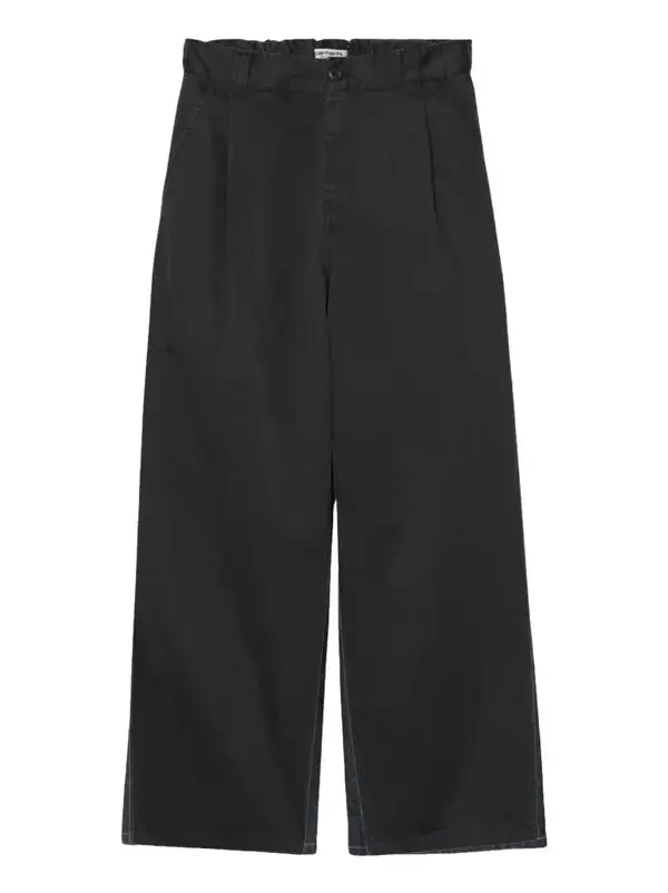 Carhartt Work In Progress Wide Leg Pleated Shorts - Black