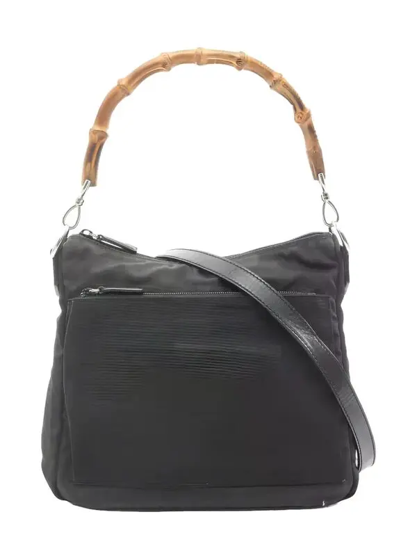 Gucci Bamboo Handle Tote Bag - Black