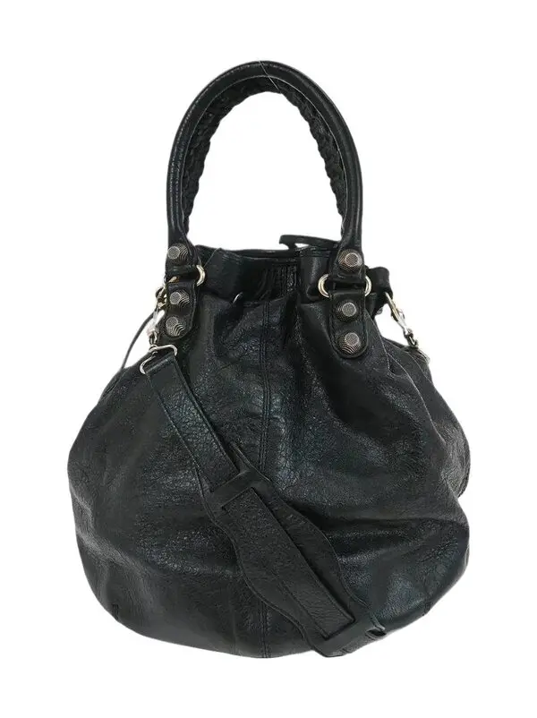 Balenciaga Leather Tote Bag - Black