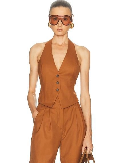 Ronny Kobo Lido Vest - Rust