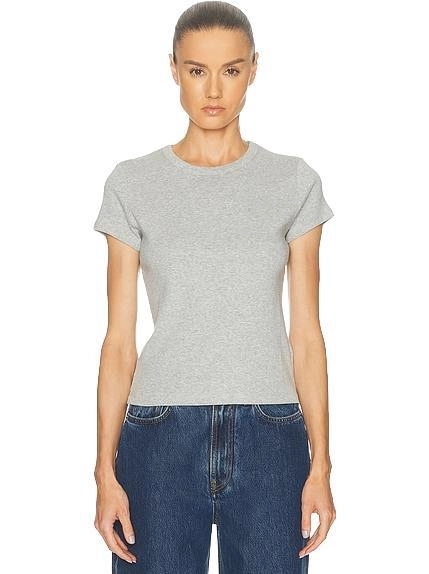 ST. AGNI Organic Cotton Baby Tee - Grey Marle