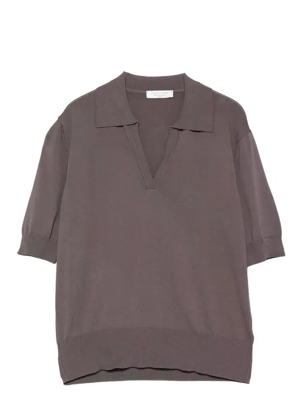 DANIELE FIESOLI V-neck T-shirt - Grey