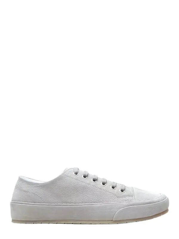 Brioni Lace-up Sneakers With Round Toe And Flat Sole - Grey