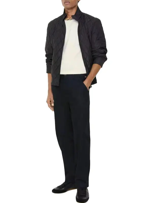 Burberry Cotton Twill Chinos - Blue